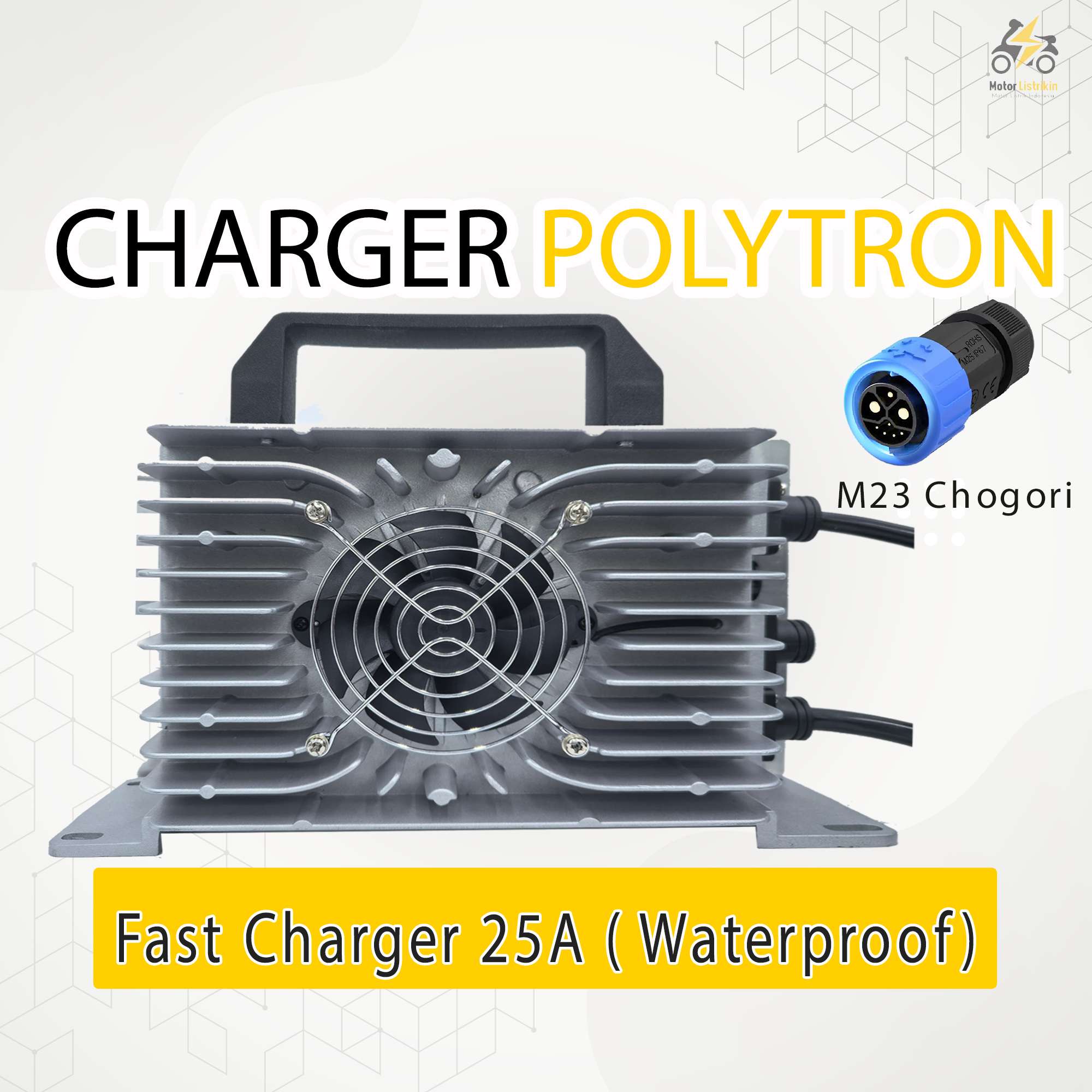 Jual Charger Motor Listrik Polytron Fast Charging Waterproof
