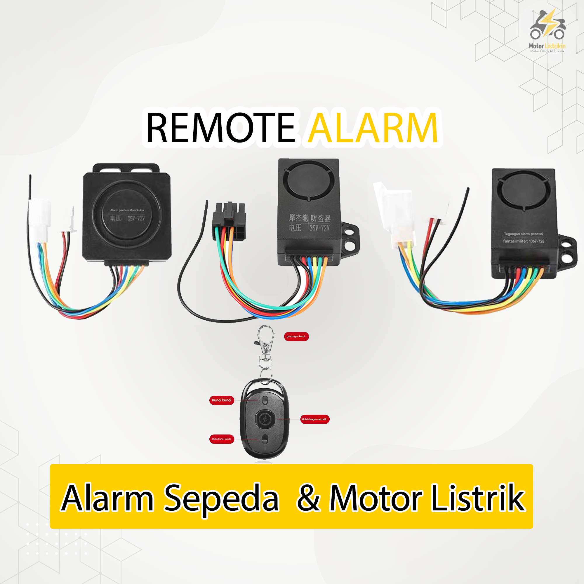 Jual Alarm Sepeda Listrik Alarm Motor Listrik
