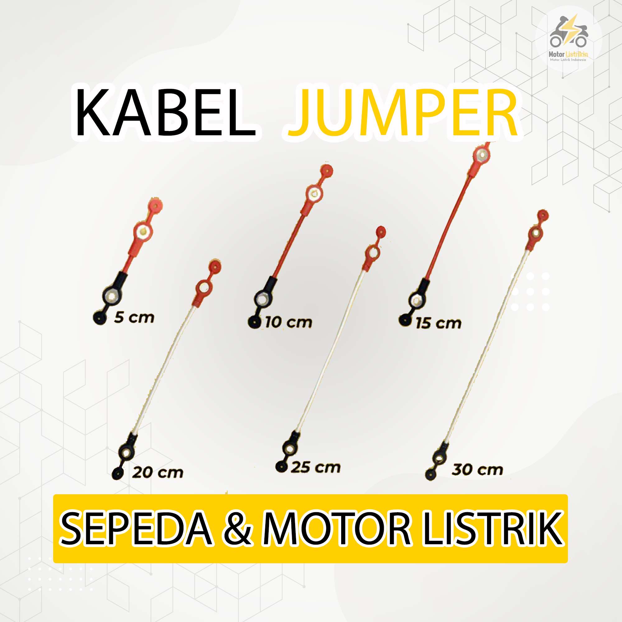 Jual Kabel Aki Sepeda Listrik dan Motor Listrik