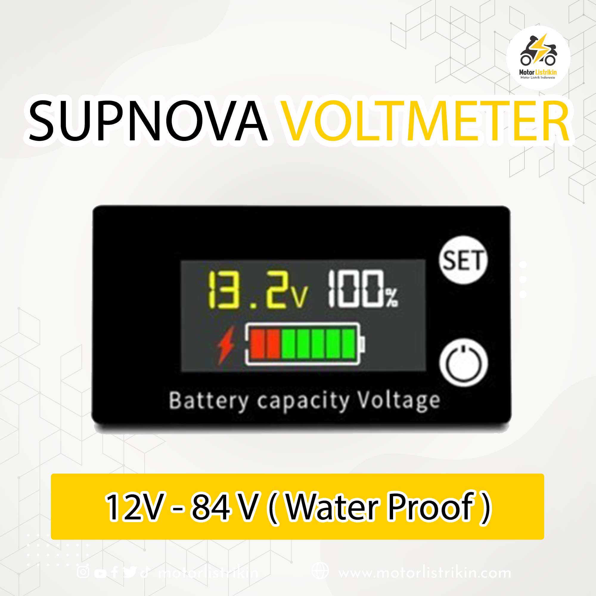 Jual Supernova Battery Capacity Voltage Motor dan Sepeda Listrik ...